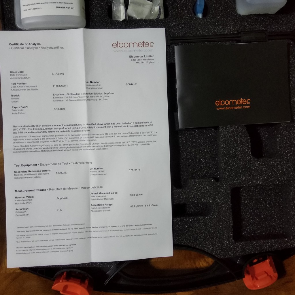 Jual Elcometer 138 Bresle Salt Kit with Elcometer 135C Bresle Test ...