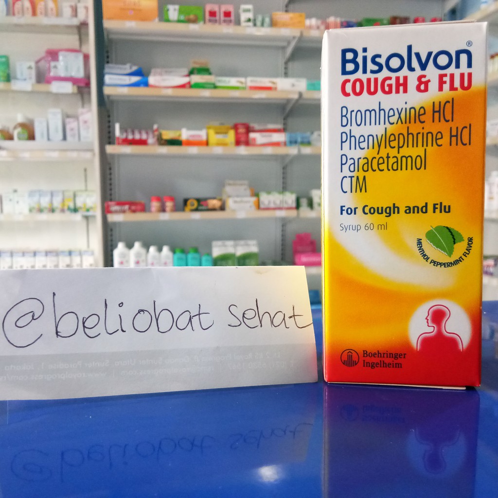 Jual BISOLVON COUGH & FLU SYR 60ML | Shopee Indonesia