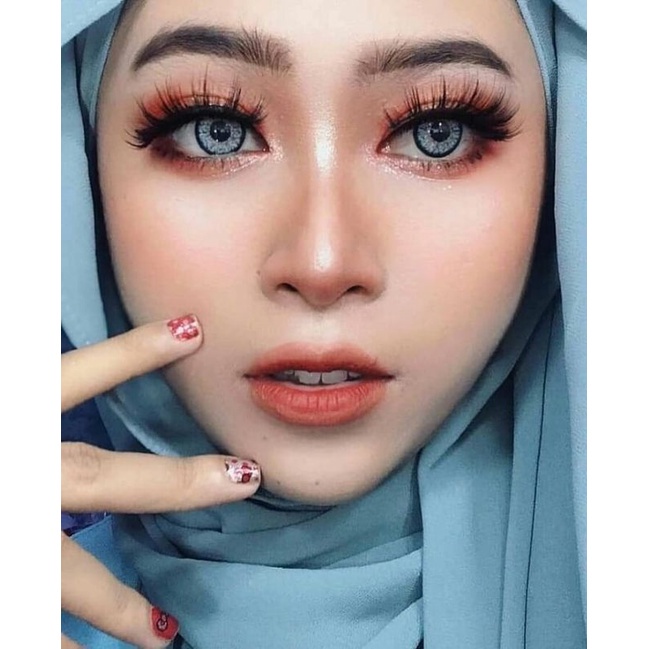 Jual Softlens MAKI BLUE Normal minus lensa kontak 14.5mm by dreamcolor ...
