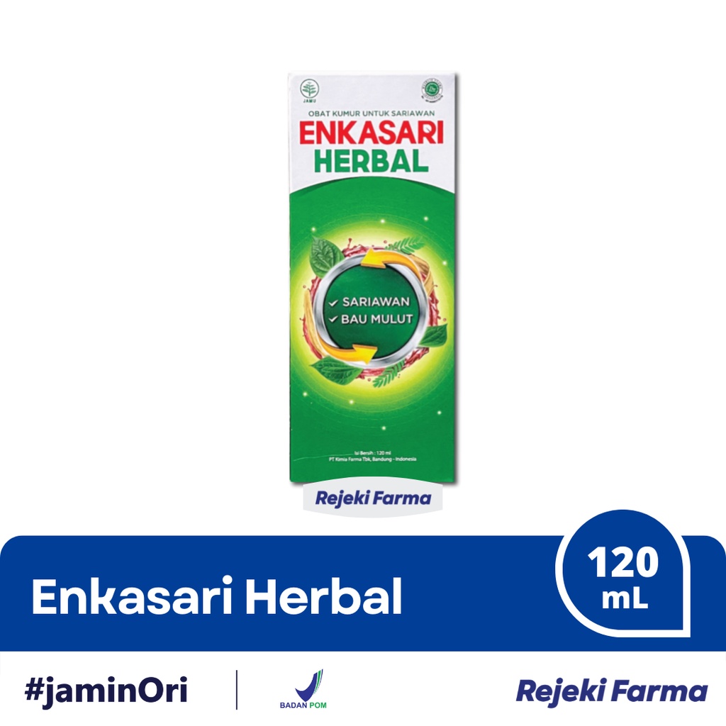 Jual Enkasari Herbal 120 ml - Obat Kumur Mulut Sariawan | Shopee Indonesia