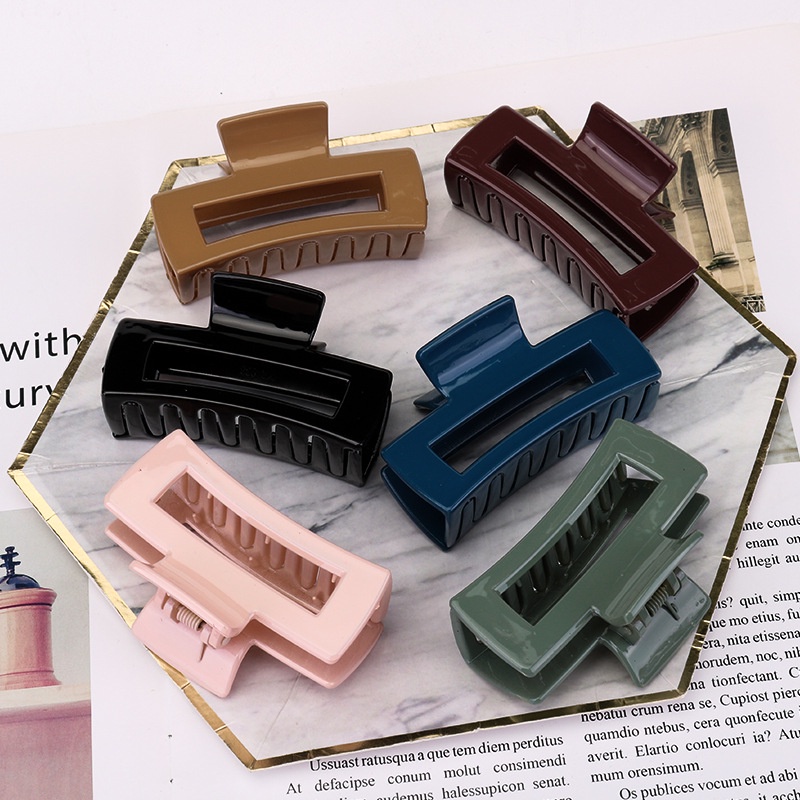 Jual ED - 8.5CM - JEPIT RAMBUT SALON KOREA GLOSSY MODEL KOTAK / JEPITAN ...