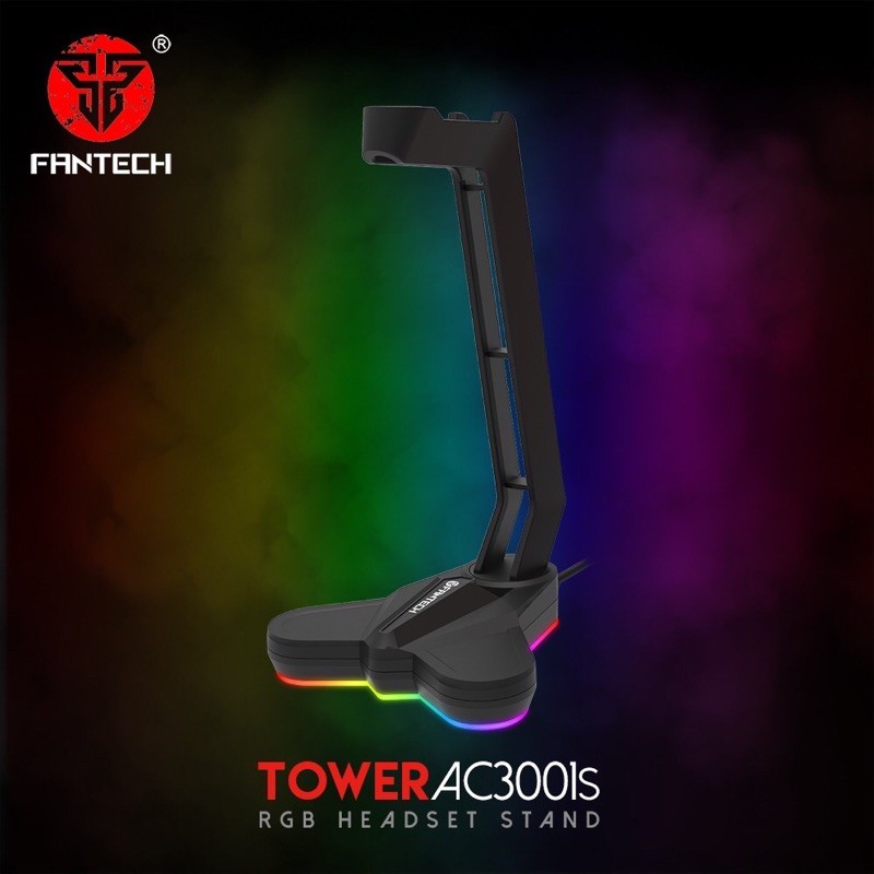 Jual stand headset gaming rgb fantech ac30001 hitam | Shopee Indonesia