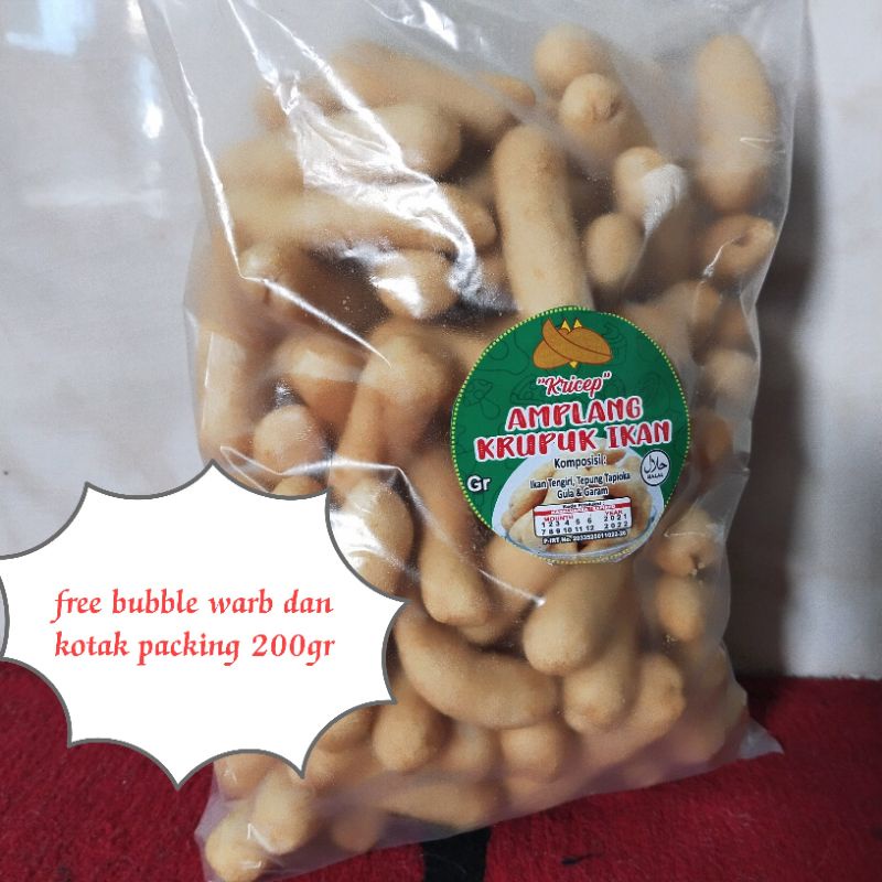 Jual kerupuk amplang/amplang ikan tengiri 100gr | Shopee Indonesia