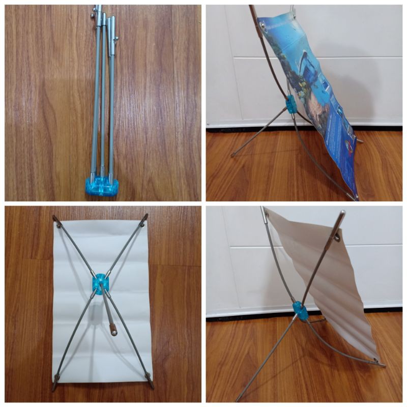 Jual Tiang Promosi Standing Banner Mini X 24x40cm | Shopee Indonesia