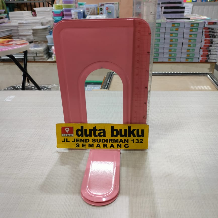 Jual Pembatas Buku Besi / Penyangga Buku / Book End / Bookend Besi ...