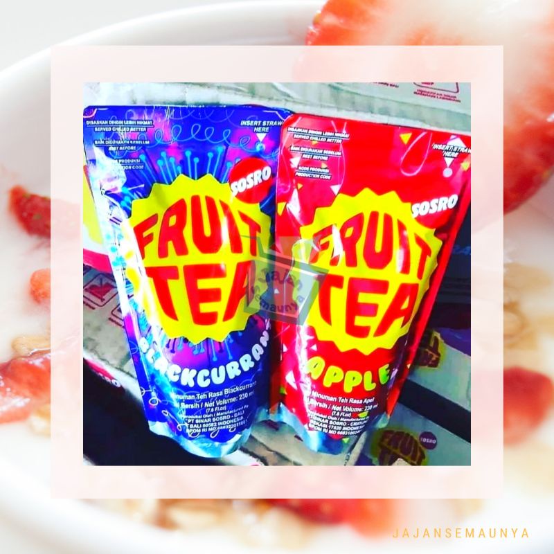 Jual Fruit tea pouch 200 ml x 24 pcs (1 karton) | Shopee Indonesia