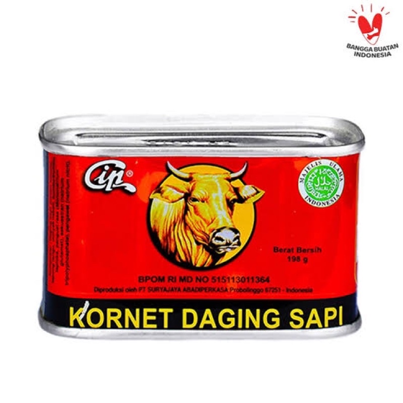 Jual kornet daging sapi kaleng corned beef CIF 198g | Shopee Indonesia