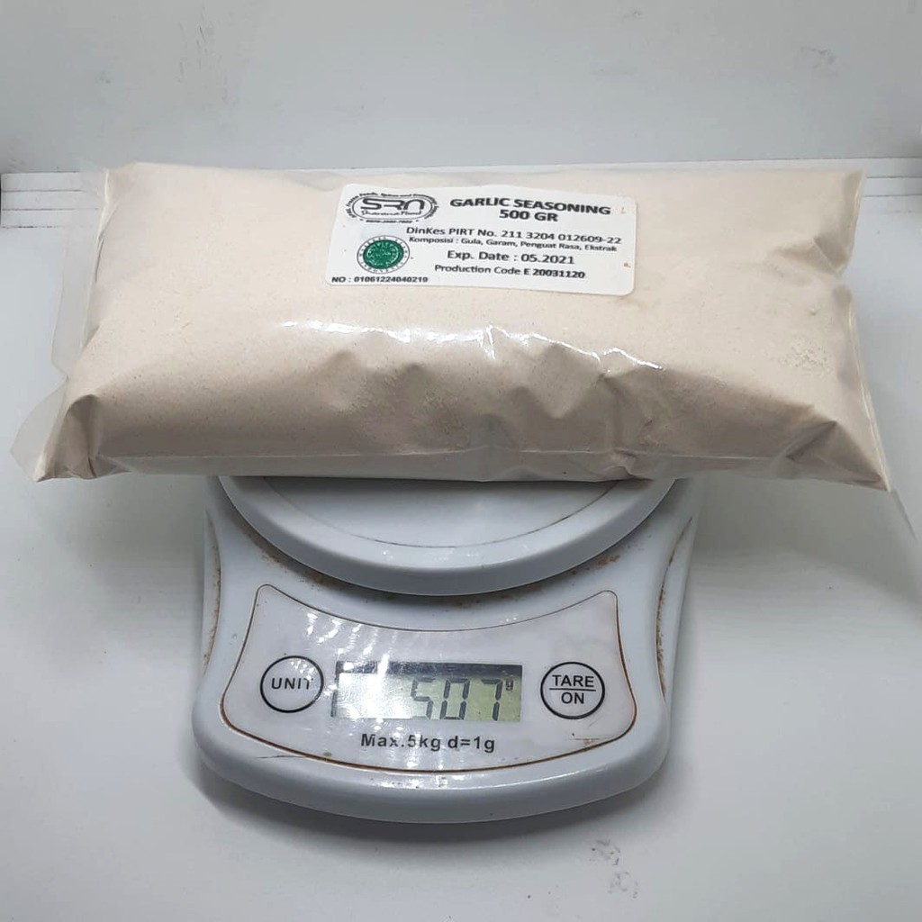 Jual BUMBU TABUR 500 GRAM REPACK RASA GARLIC COCOK UNTUK ANEKA KRIPIK ...