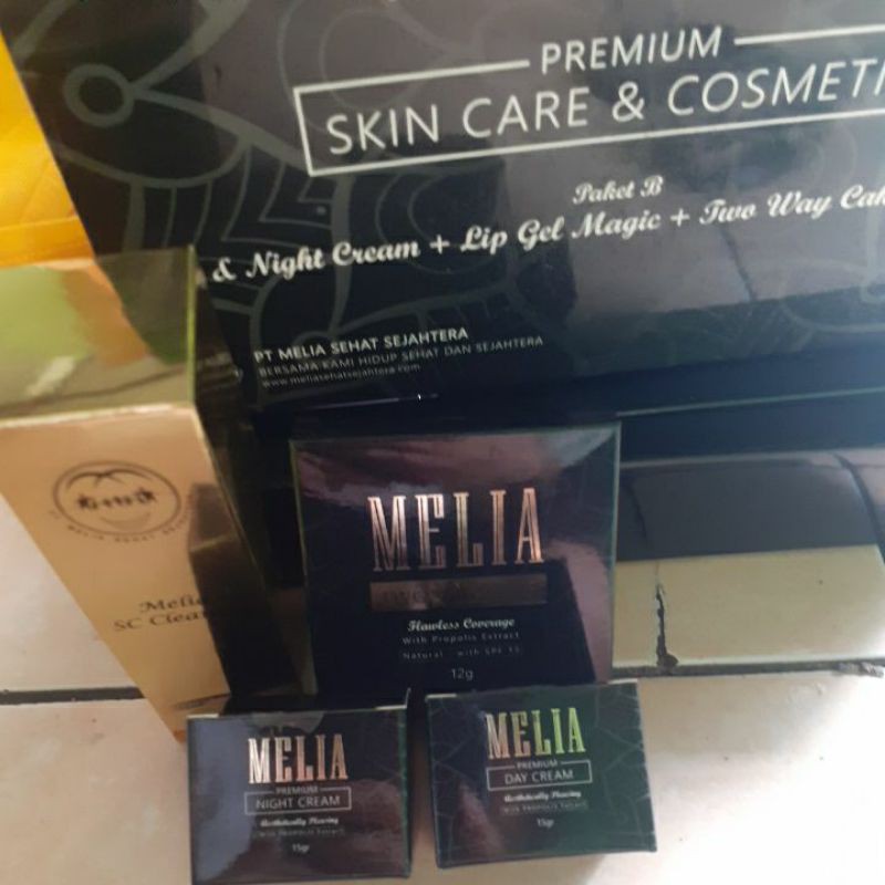 Jual bedak melia two way cake natural (promo) | Shopee Indonesia