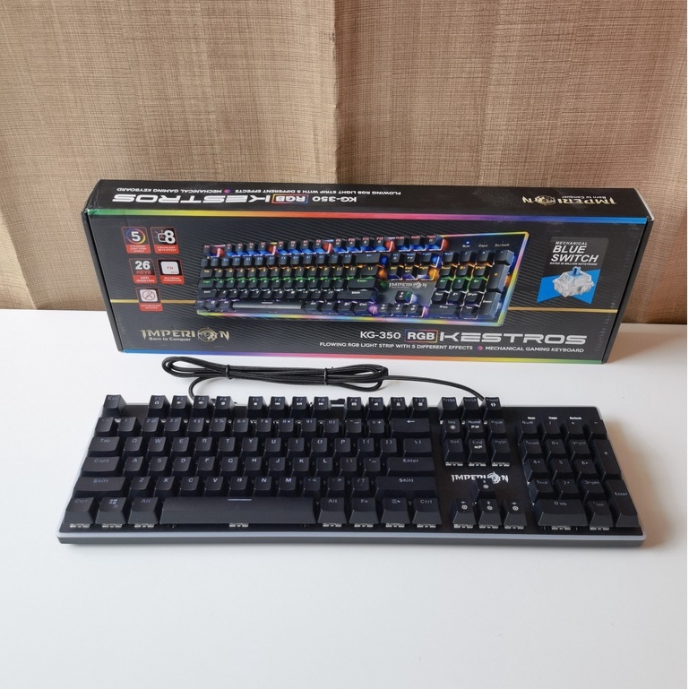 Jual Imperion Kestros Mechanical Gaming Keyboard RGB Light Strip (KG ...