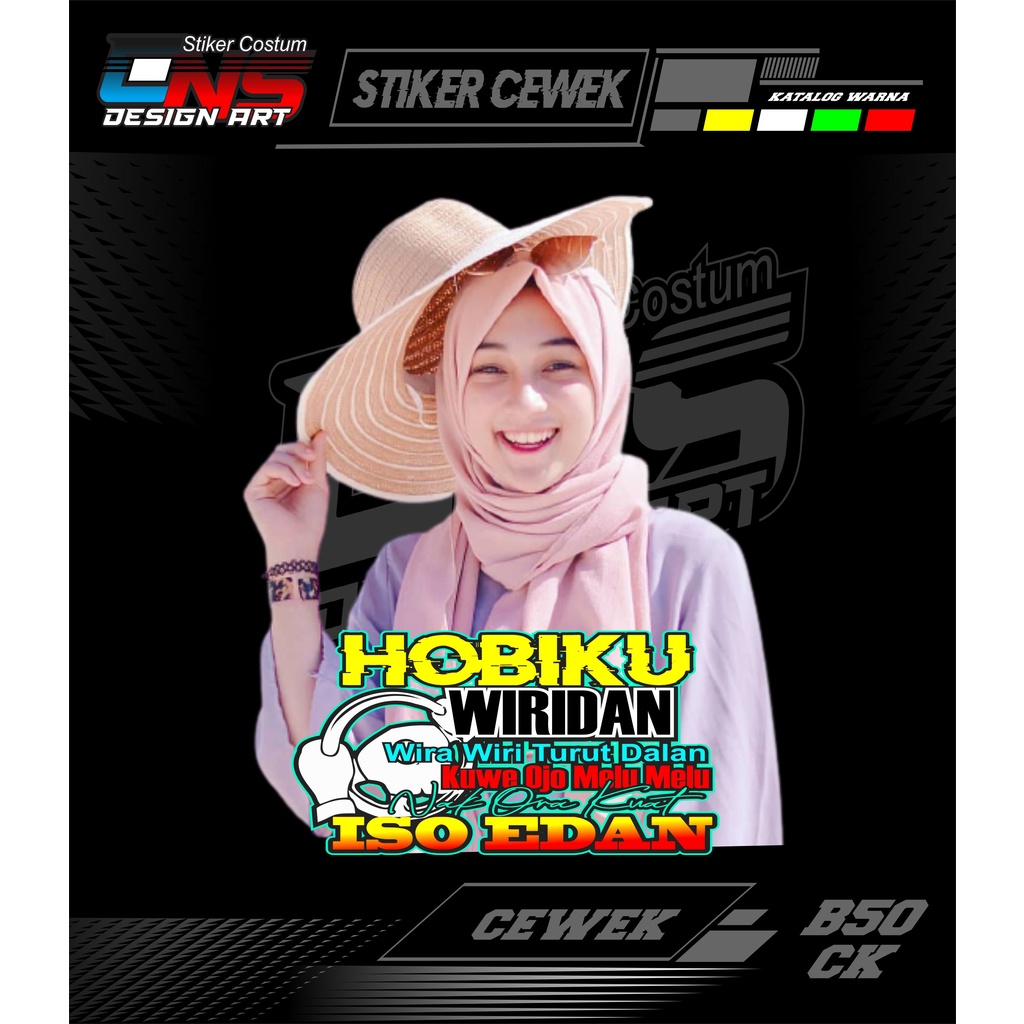 Jual stiker cewek stiker motor stiker mobil stiker decal stiker variasi ...