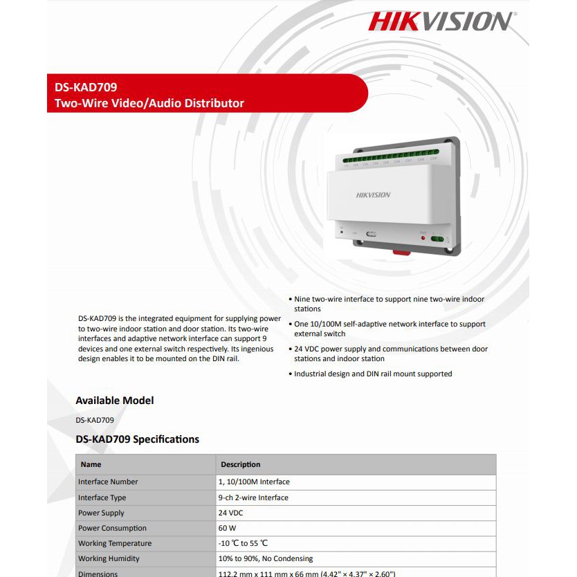 Jual Hikvision Standalone Access Control DS-KAD709 4-Line Intercom ... Jual Hikvision Standalone Access Control DS-KAD709 4-Line Intercom ...