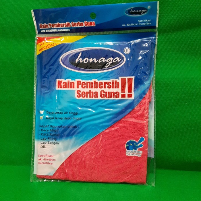Jual Kain Lap Microfiber Honaga Warna Pink | Shopee Indonesia