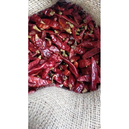 Jual Cabe Merah SUPER MERAH GRADE A Kering Keriting wonderhot dan sanam ...