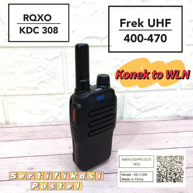 Jual HT Mini RQXO Original Sertifikat Postel Konek to Wlan | Shopee ...