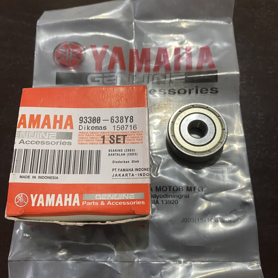 Jual YAMAHA 638 BEARING LAHAR LAHER MOTOR 638Z 93300-638Y8 28D3 MIO J ...