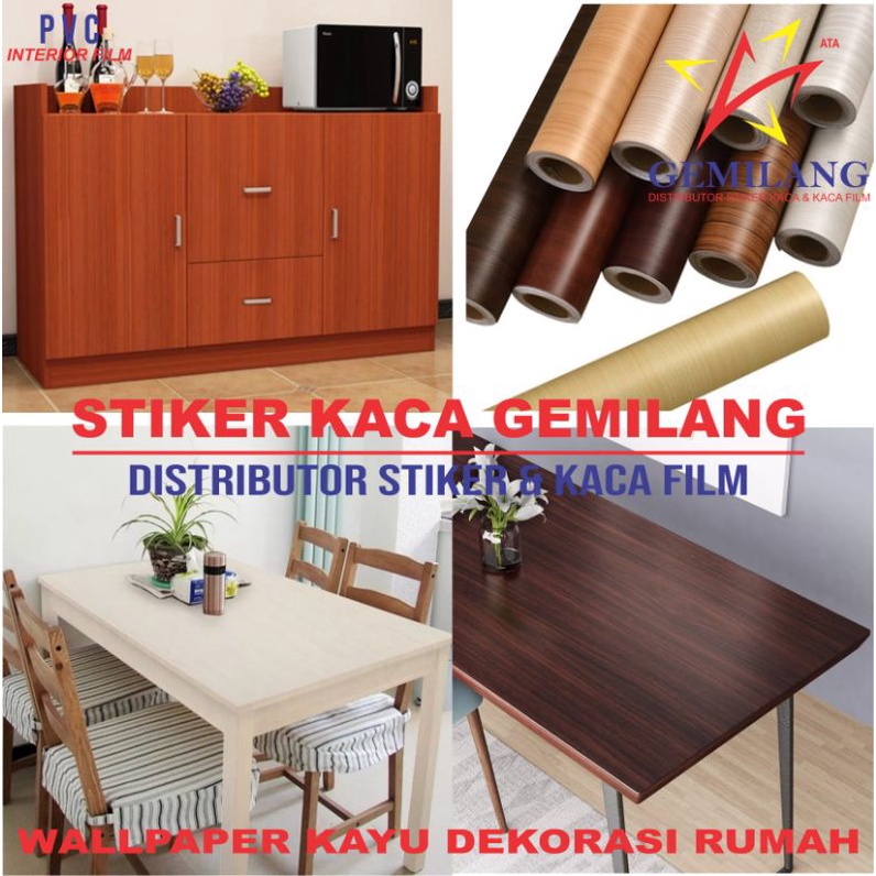 Jual STIKER KAYU/STIKER LEMARI/STIKER MEJA/WALLPAPER STICKER/DEKORASI ...