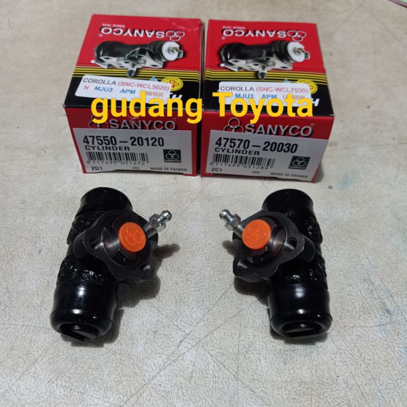 Jual MASTER REM RODA BELAKANG COROLLA GREAT ALL NEW TWINCAM STARLET GL ...