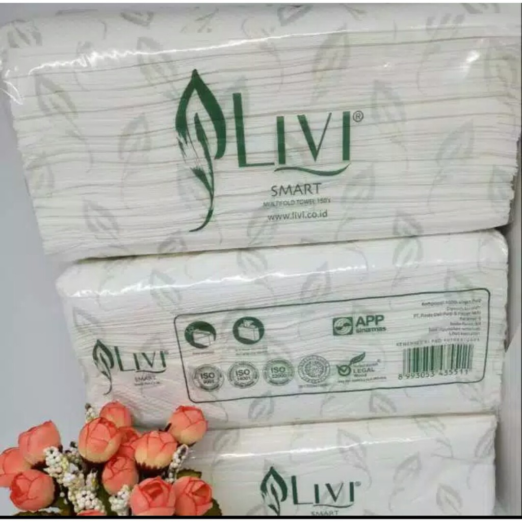 Jual TISSUE LIVI SMART MULTIFOLD/TISU PENYERAP MINYAK | Shopee Indonesia
