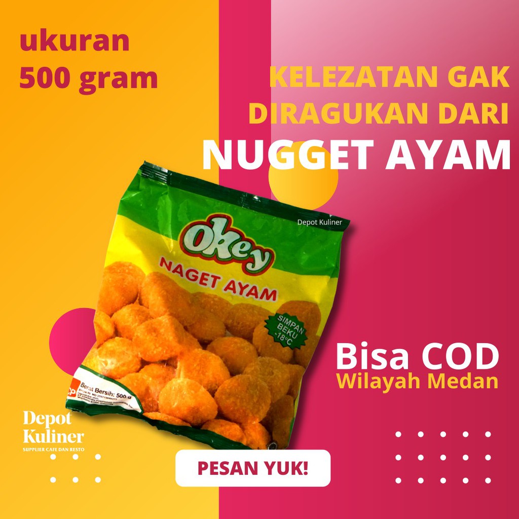 Jual Depot Kuliner Nugget Ayam / Nuget Ayam Bulat / Chicken Naget Coin ...