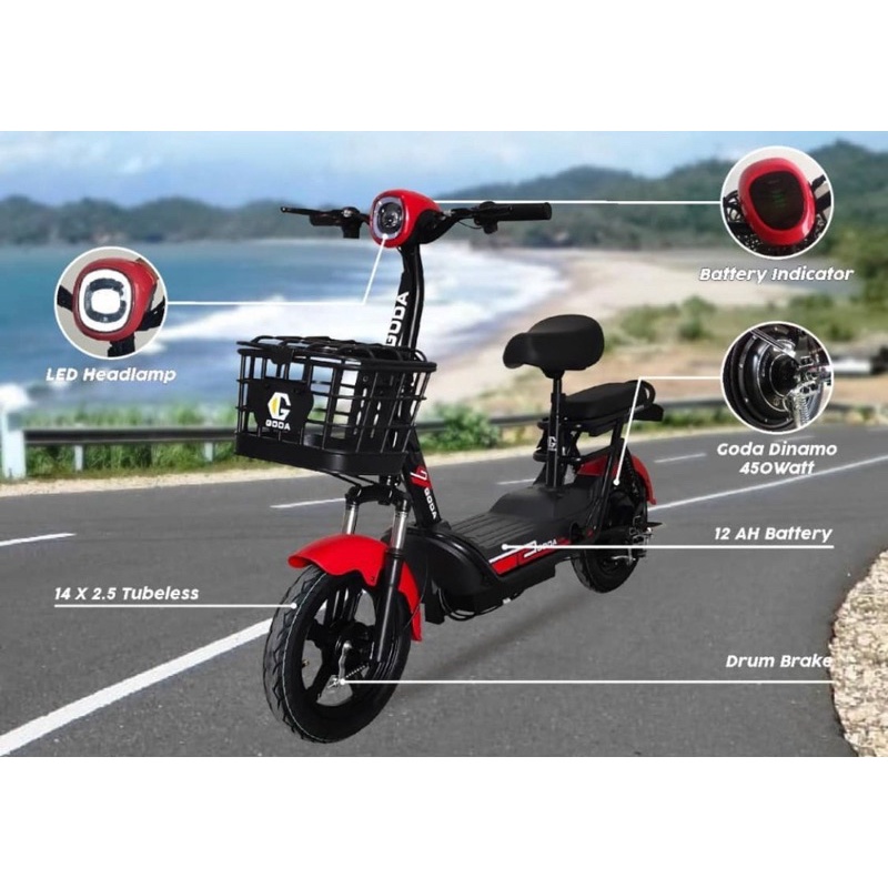 Jual sepeda listrik electric bike motor listrik model terbaru tanpa bbm ...