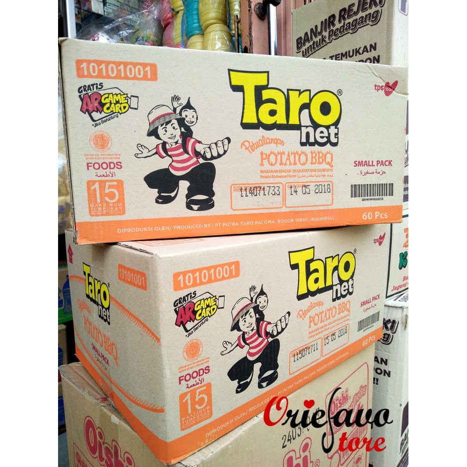 Jual Chiki Taro BBQ 1 Dus (60 Pcs) | Shopee Indonesia
