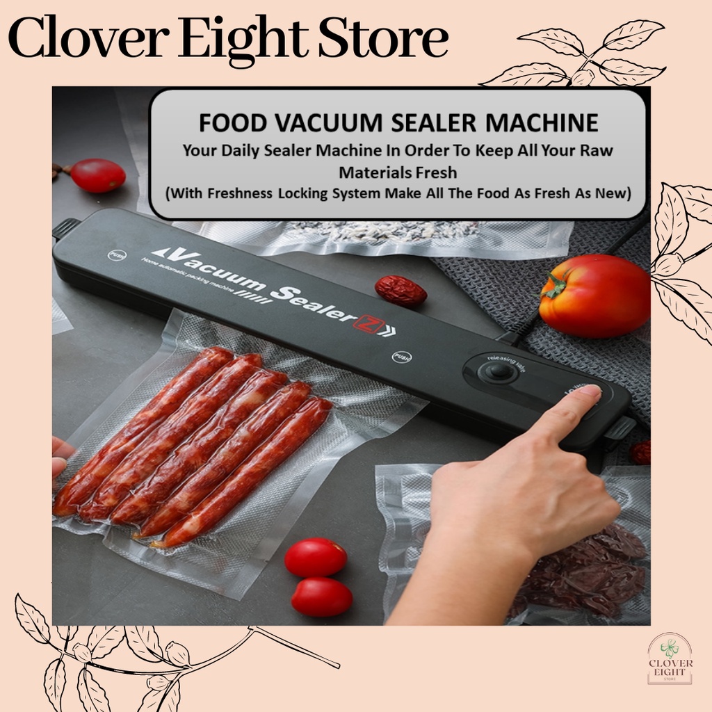 Jual Food Vacuum Sealer Machine/Mesin Vakum Penyegel Makanan/Home ...