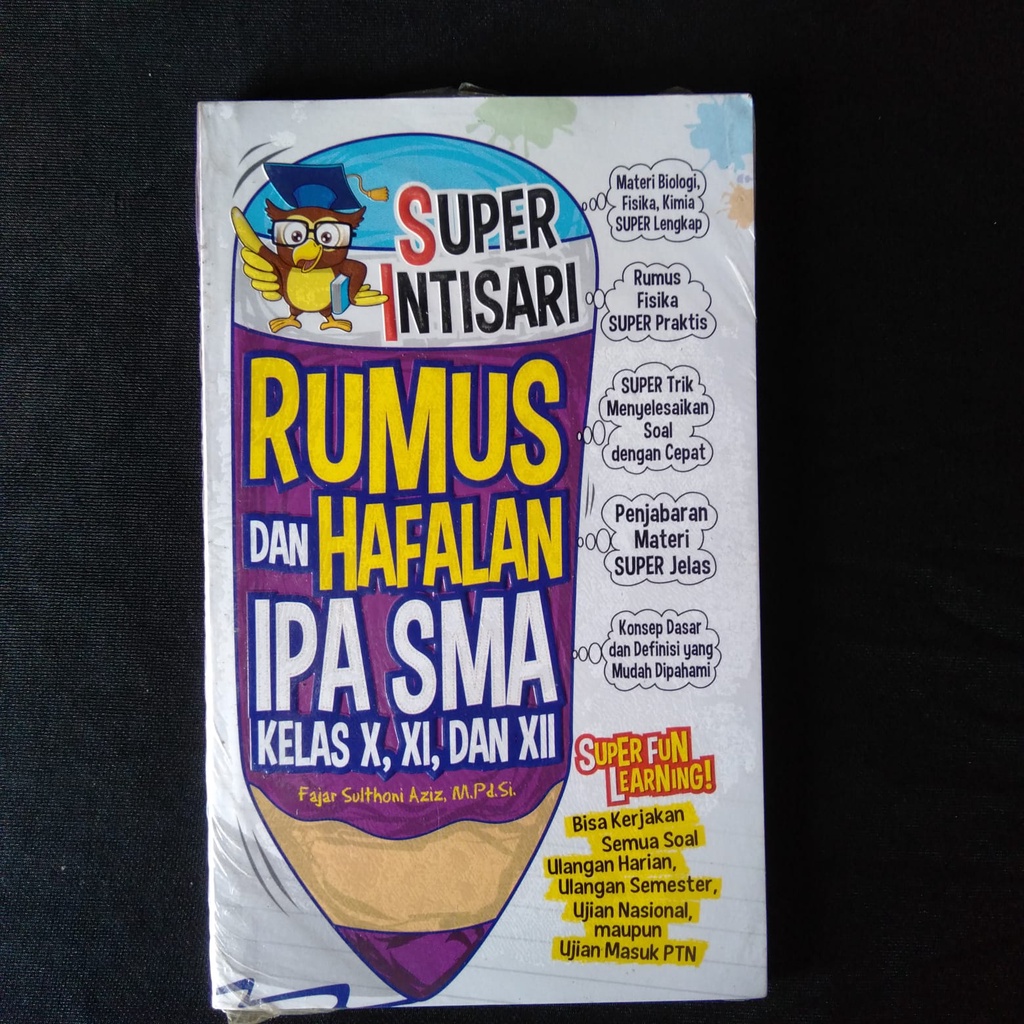 Jual Super Intisari Rumus dan Hafalan IPA SMA Kelas X, XI, dan XII ...
