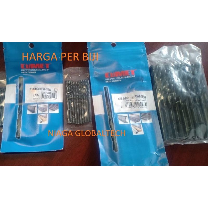 Jual CUMET MATA BOR BESI HSS 6.0MM MATA BOR BESI HSS 6MM CUMET | Shopee ...