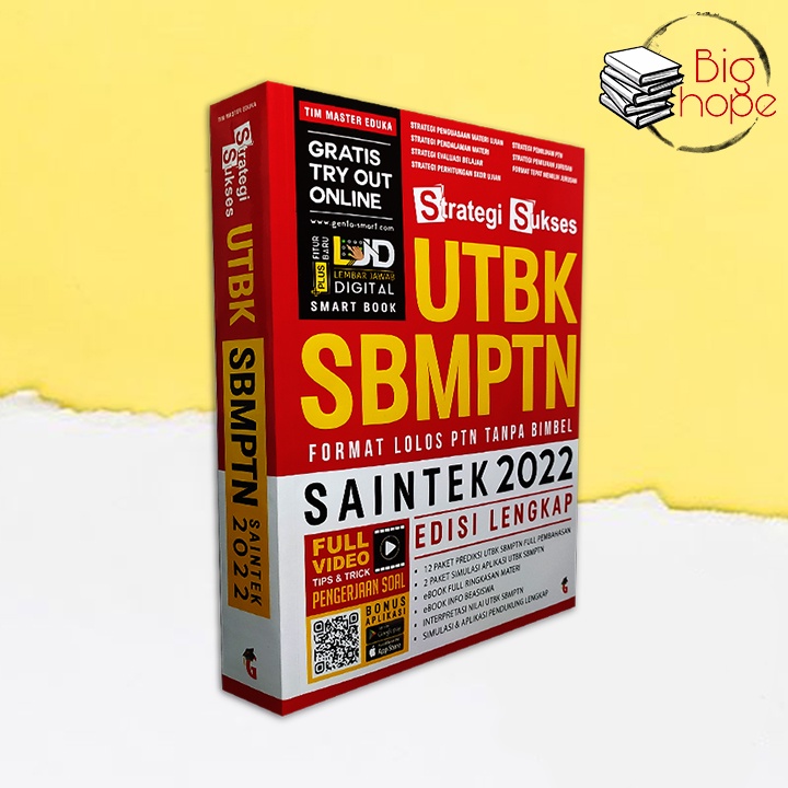 Jual BUKU SBMPTN SAINTEK - BUKU UTBK SAINTEK - STRATEGI SUKSES UTBK SBMPTN SAINTEK 2022 FORMAT ...
