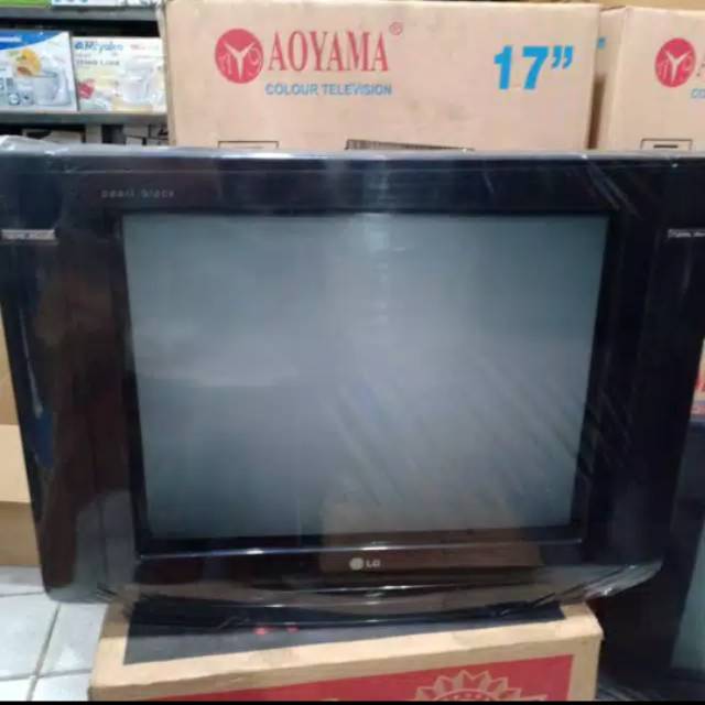 Jual TV TABUNG LG SLIM FULL BLACK 21in | Shopee Indonesia