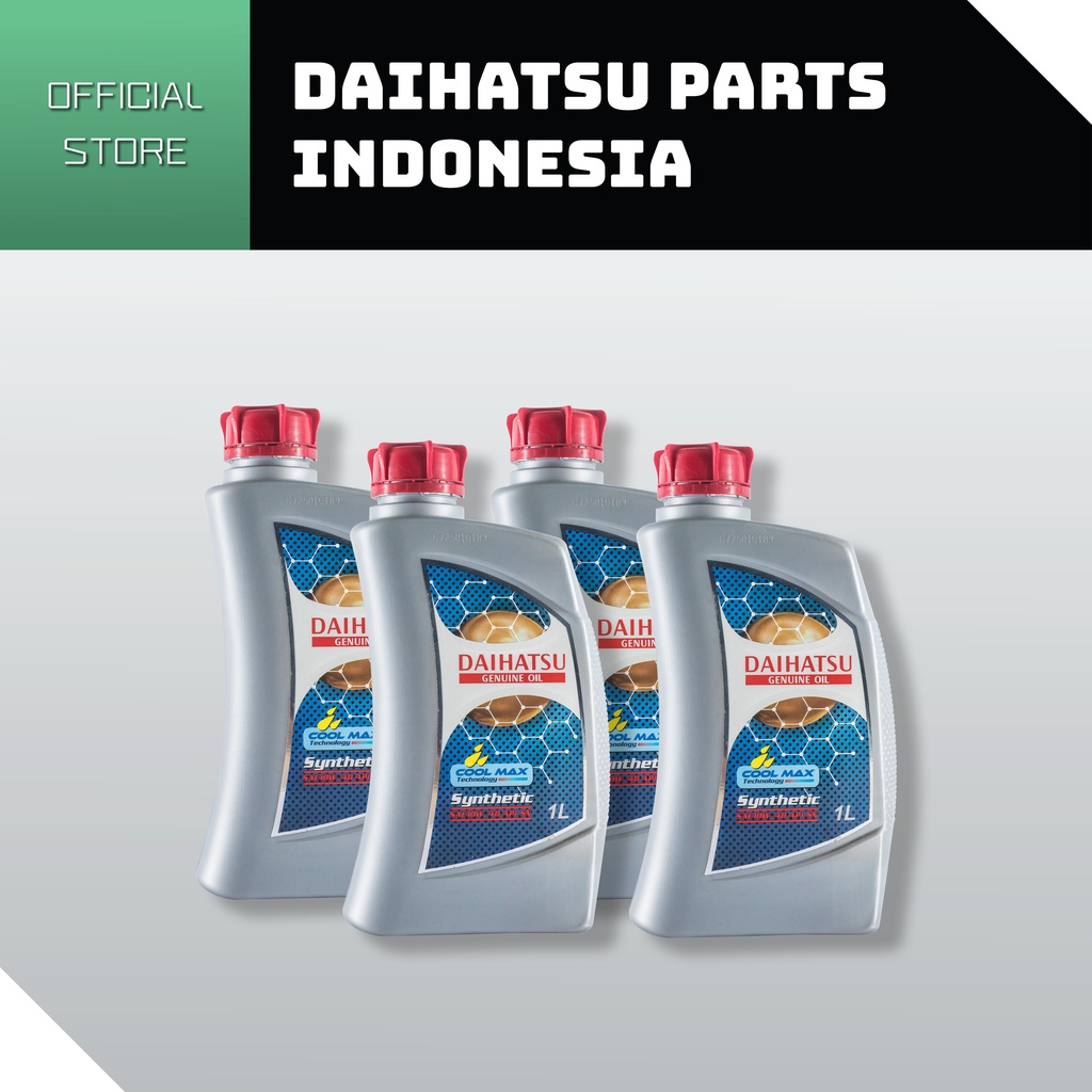 Jual Daihatsu Genuine Oil 10W-40 API SN Synthetic Oli Pelumas Mobil 4 ...