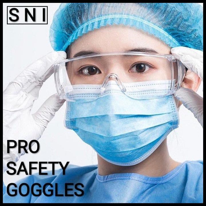 Jual KACAMATA MEDIS SAFETY KACA MATA GOGGLE APD VIRUS CORONA GERINDA ...