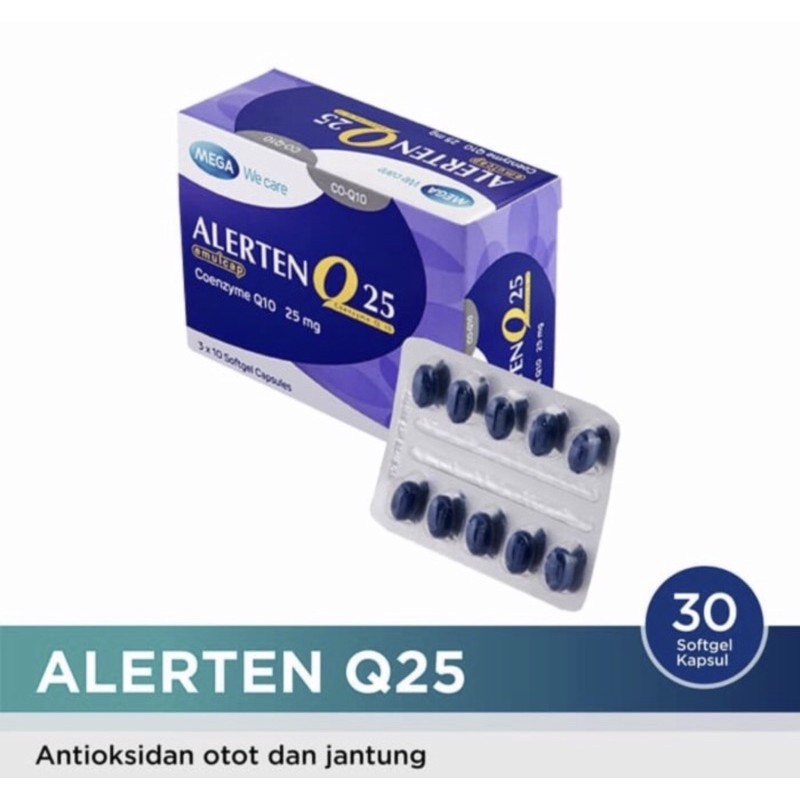 Jual Alerten Q25 30 tablet ( antioxidant untuk memelihara kesehatan ...