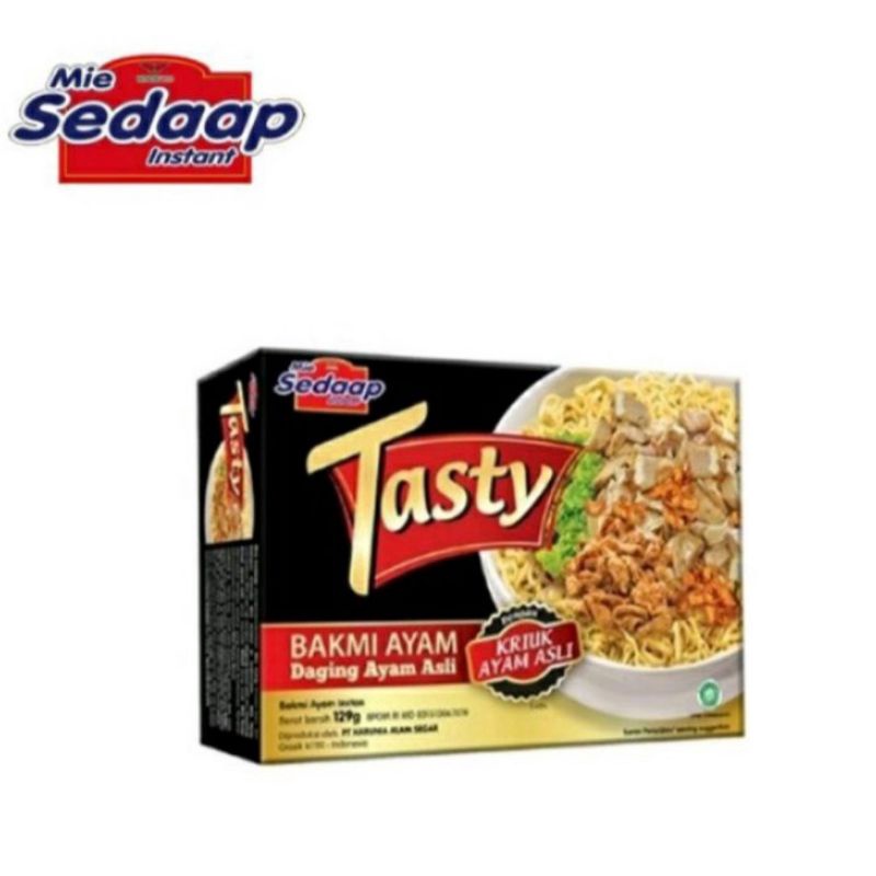 Jual 12 PCS SEDAP TASTY BAKMI AYAM 129 GRAM | Shopee Indonesia