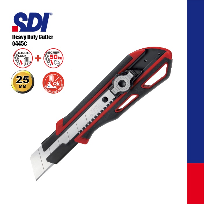 Jual SDI Heavy Duty Cutter Supreme Duo Lock 0445C | Shopee Indonesia