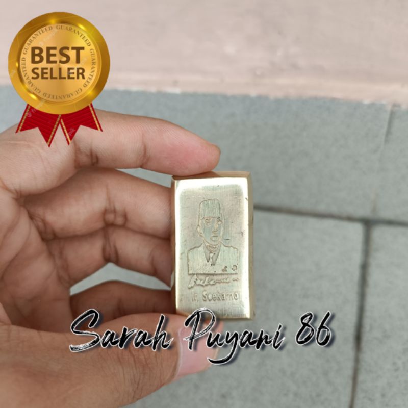 Jual BATANGAN KUNINGAN SARI GAMBAR SUKARNO DAN PADI KAPAS | Shopee ...