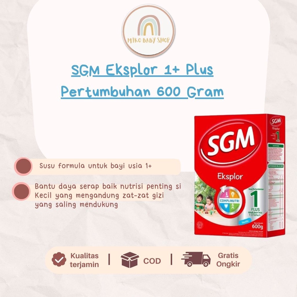 Jual SGM Eksplor 1+ Plus Pertumbuhan 600 Gram | Shopee Indonesia