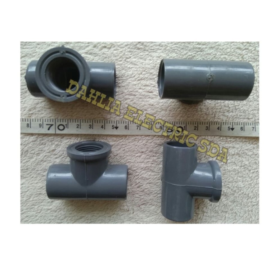 Jual TEE DRAT DALAM PVC 0.5 INCH | Shopee Indonesia
