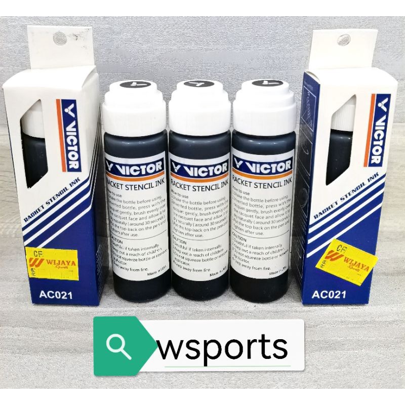Jual Tinta Senar Raket Stencil Ink Victor Original | Shopee Indonesia