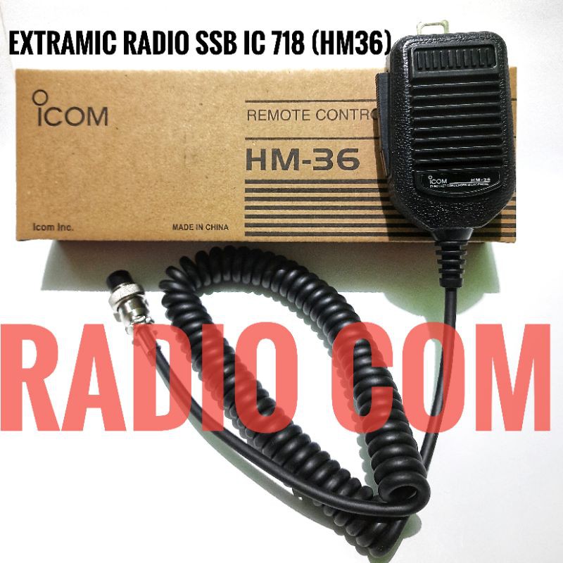 Jual EXTRAMIC RADIO RIG ICOM IC 718 / MIC RADIO SSB ICOM 718 - MIC ICOM ...