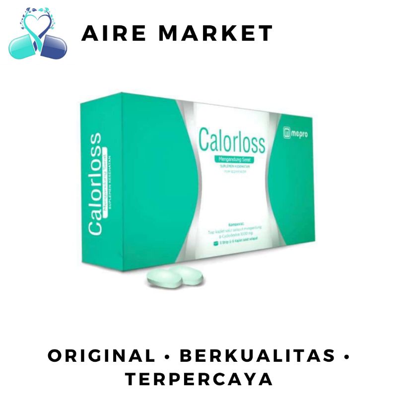 Jual Calorloss 30 Tablet (suplemen serat alami untuk pelangsing, diet ...