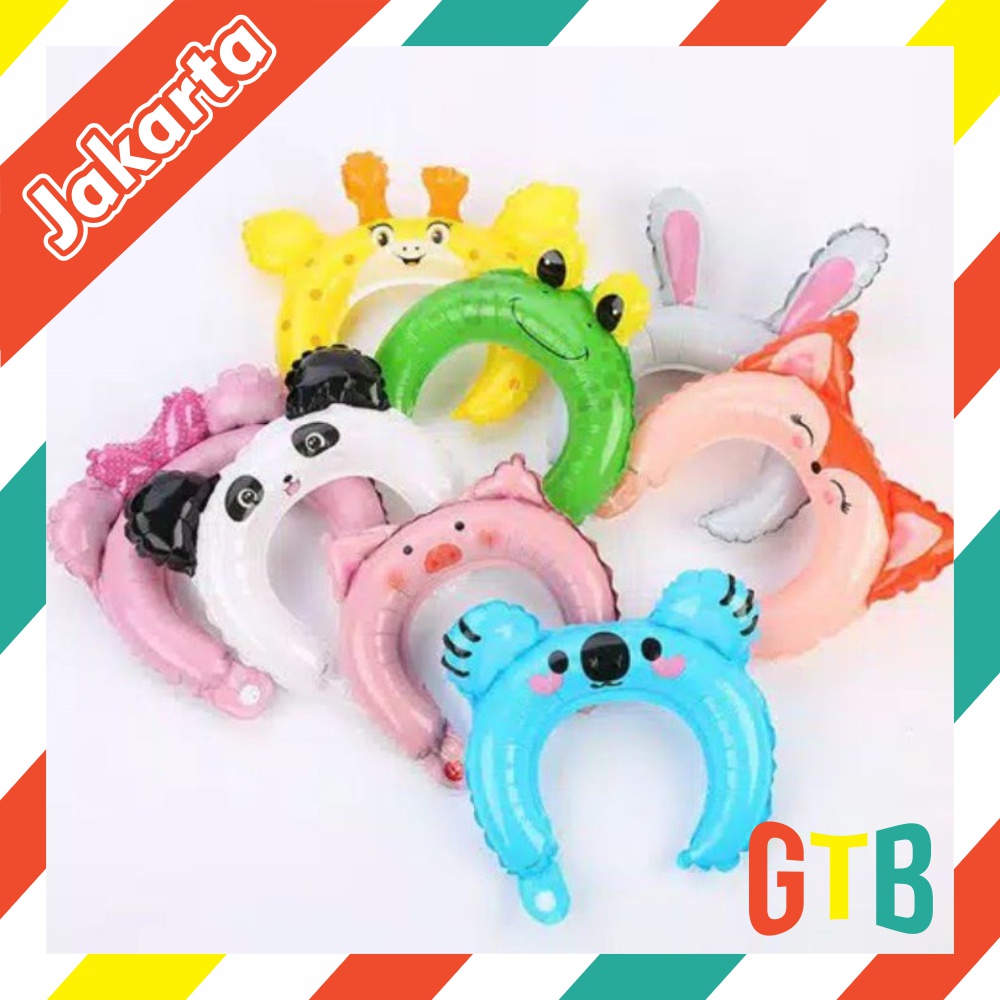 Jual ️GTB ️ Balon Bando Karakter Hewan Balon Foil Kartun Animal ...