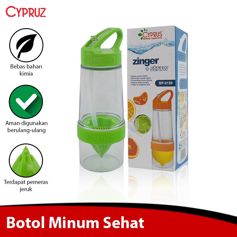 Jual DapurCantik Botol Minum Infused Citrus Zinger Small 550ml Cypruz ...