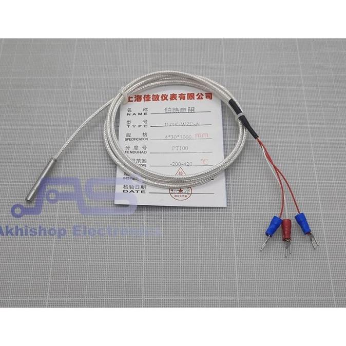 Jual WZP-PT100 PT100 Probe Class A Temperature Sensor German Chip 3 ...