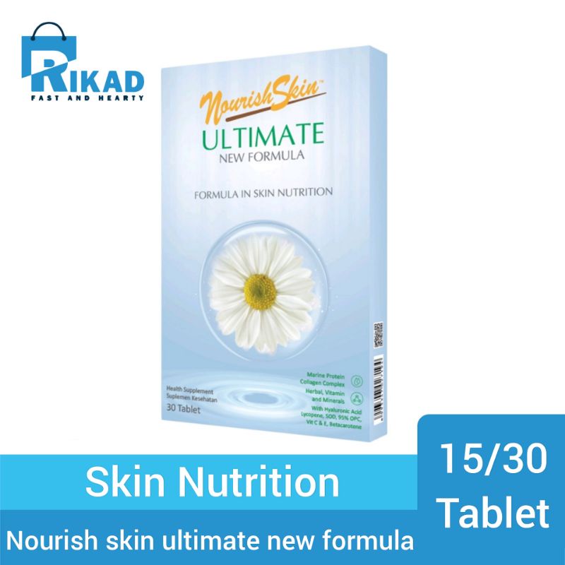 Jual Nourish Ultimate NEW Formula 30 15 tab / Kulit Kencang / No ...