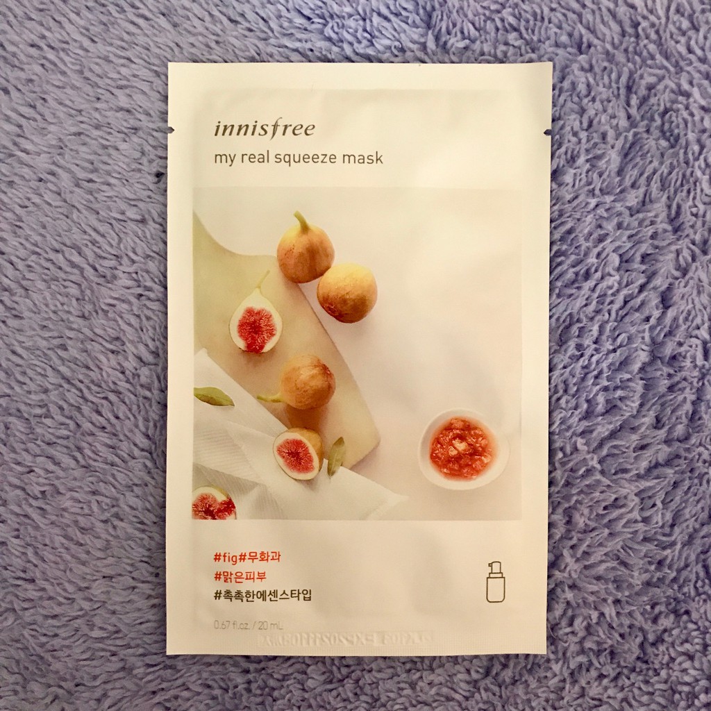 Jual Innisfree My Real Squeeze Mask / Masker Wajah / Sheet Mask | Shopee Indonesia