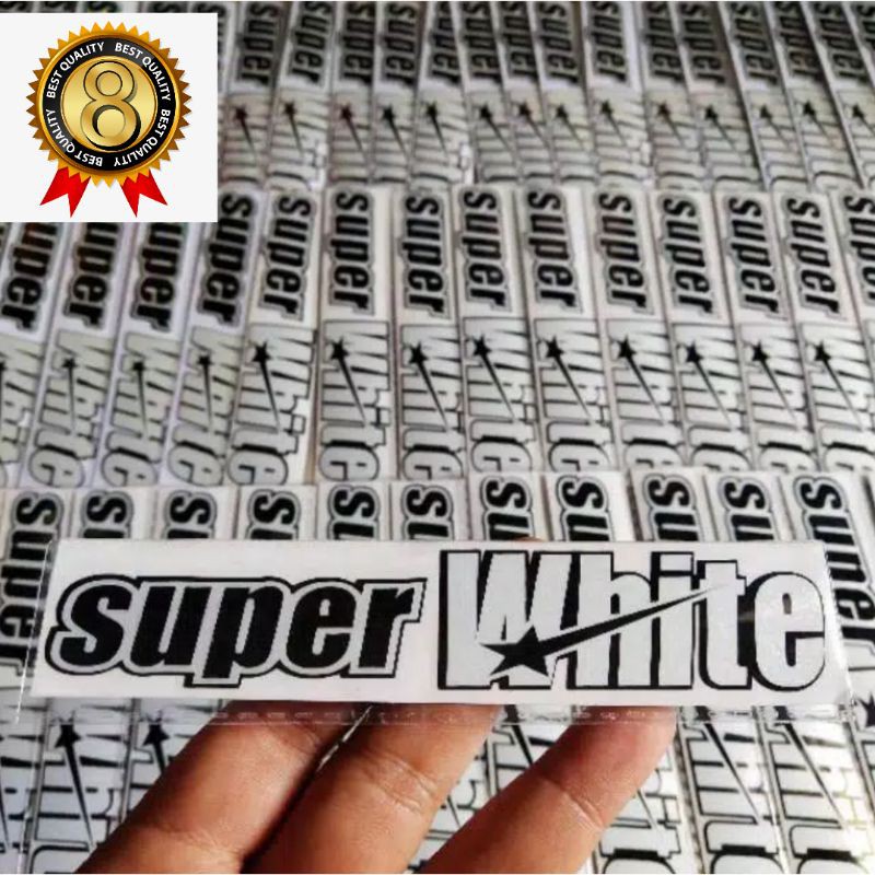 Jual Sticker Cutting tumpuk Super White | Shopee Indonesia