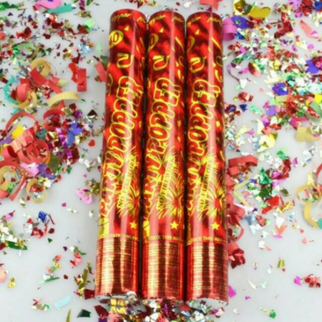 Jual Party Popper / Confetti 30 Cm (hanya bisa wil. JATIM) | Shopee ...