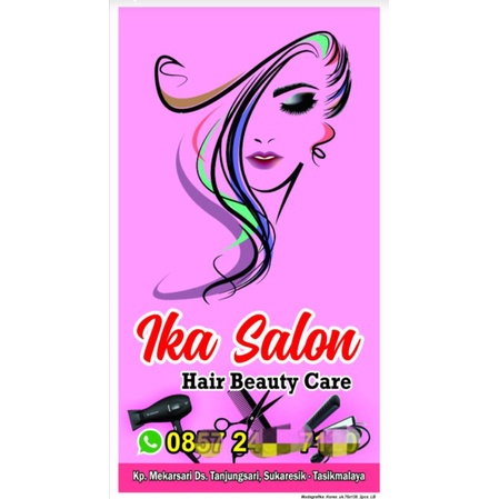 Jual Spanduk Salon/banner salon kecantikan 90x120 | Shopee Indonesia
